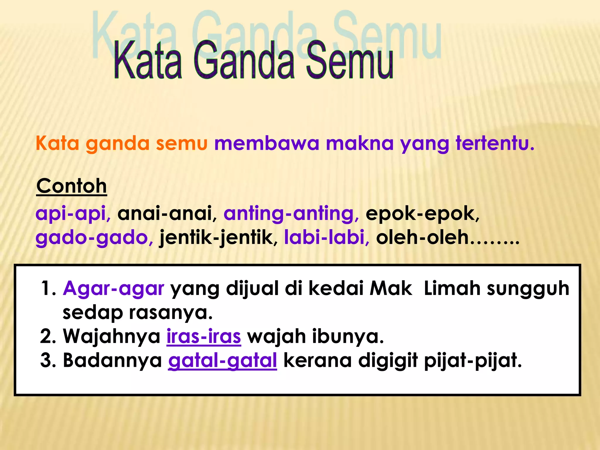 Kata ganda | PPTX