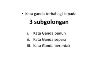 Kata ganda | PPT