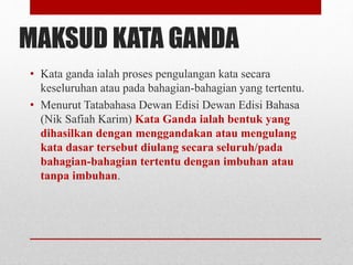Kata ganda | PPTX