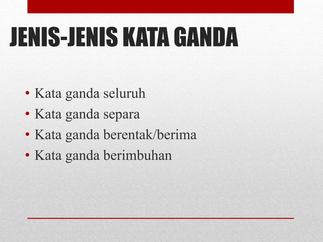 Kata ganda | PPT
