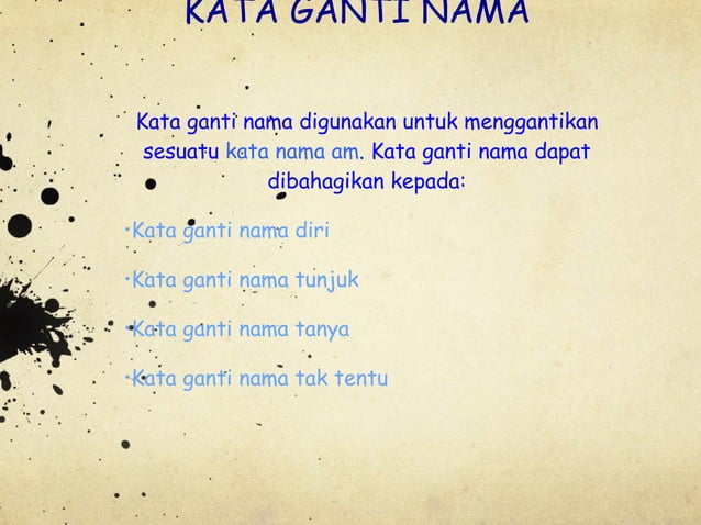 Kata ganti nama | PPT