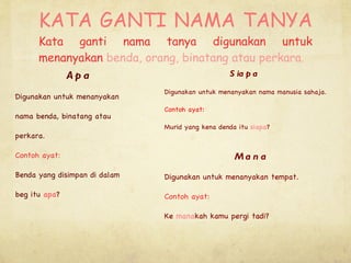 Kata ganti nama | PPT