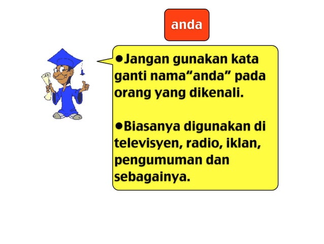 Kata ganti nama | KEY