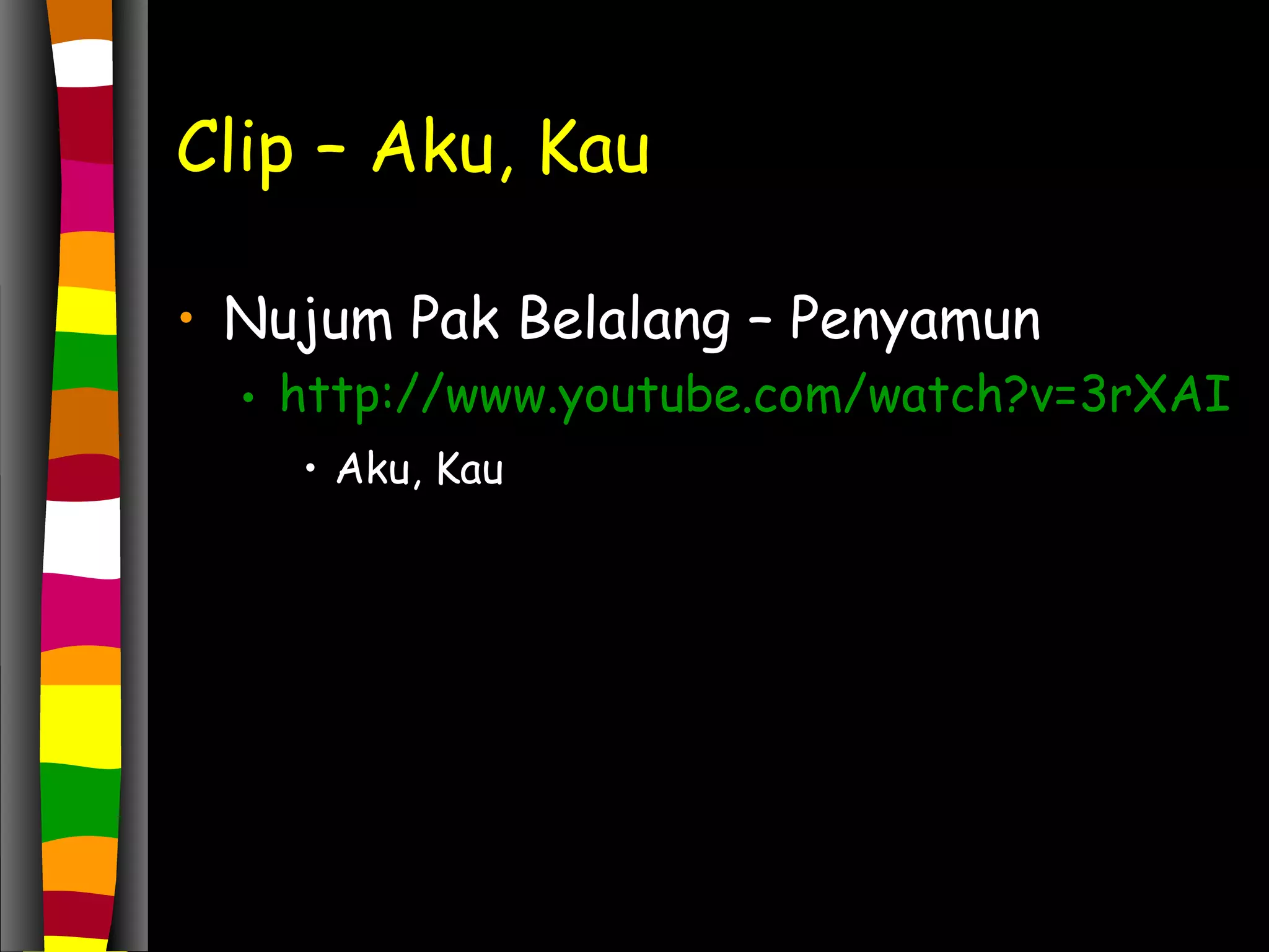 Kata ganti nama ( sk) | PPT