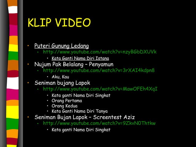 Kata ganti nama ( sk) | PPT