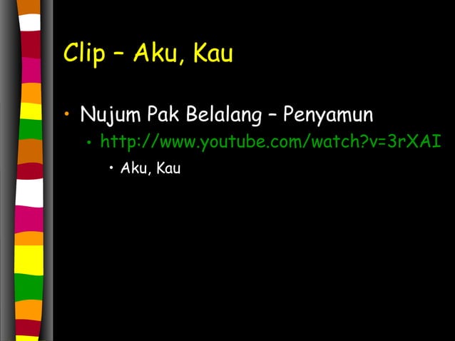 Kata ganti nama ( sk) | PPT