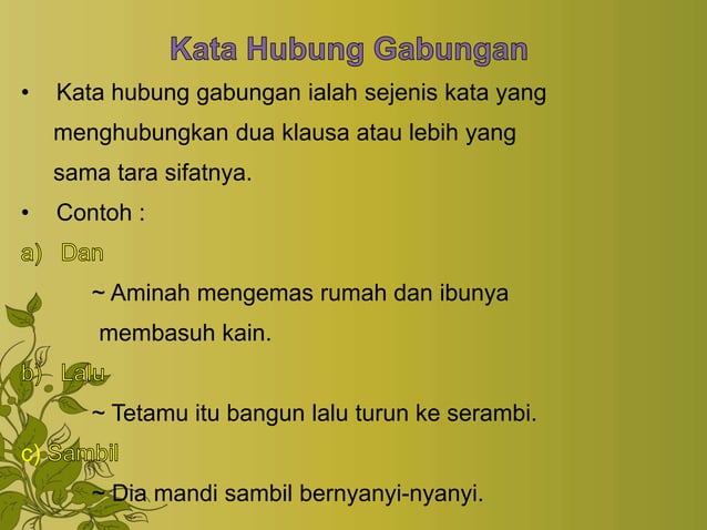 Kata hubung | PPTX