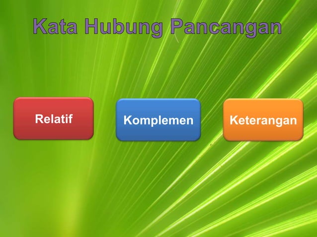 Kata hubung | PPTX