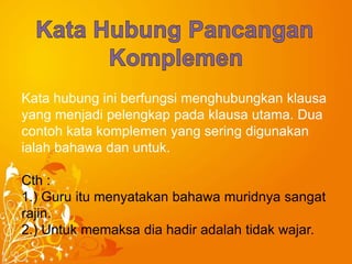 Kata hubung | PPTX