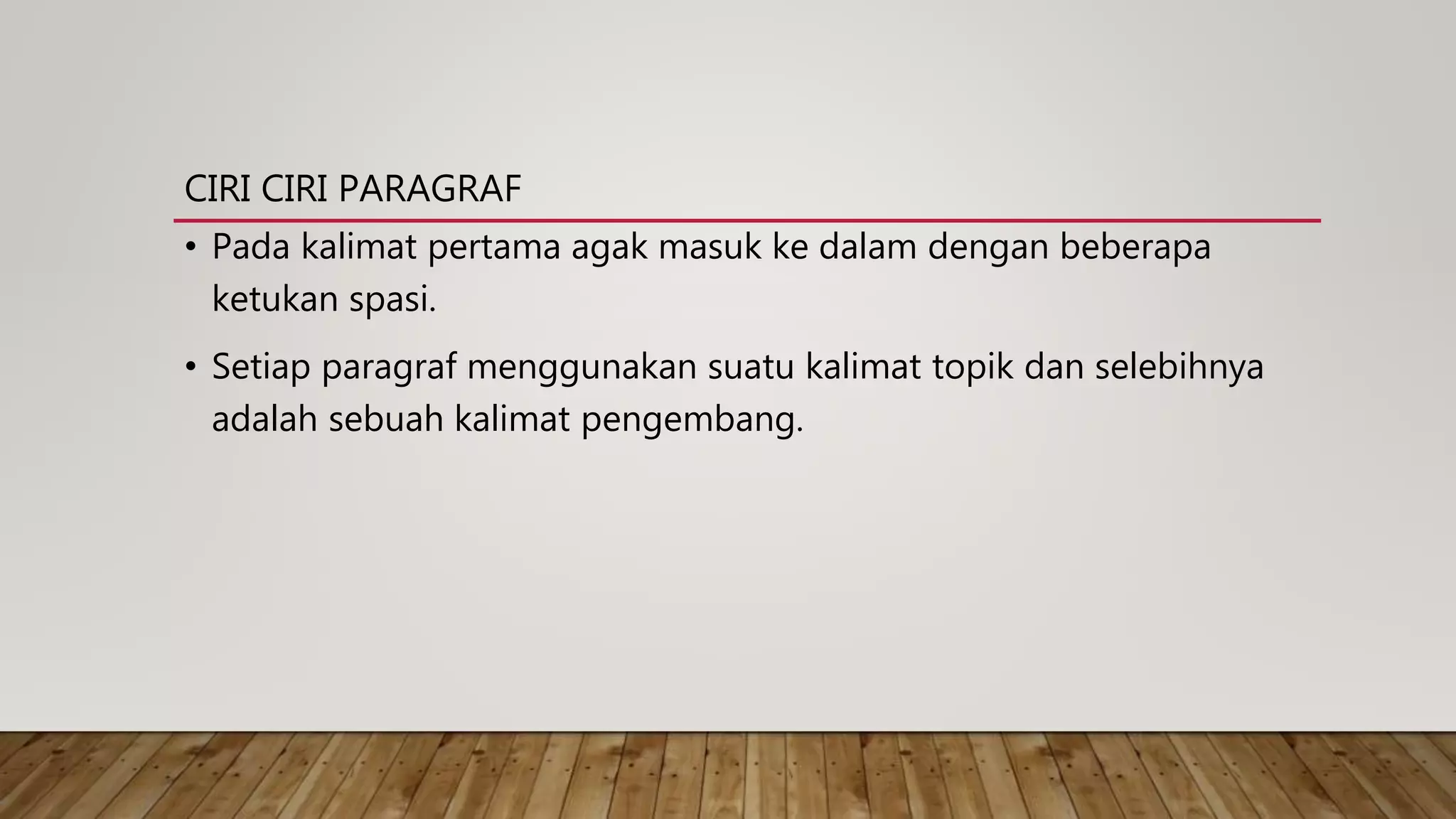 Kata, kalimat, dan paragraf bahasa indonesia | PPTX