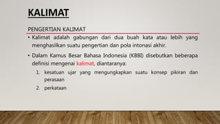 Kata, kalimat, dan paragraf bahasa indonesia | PPTX