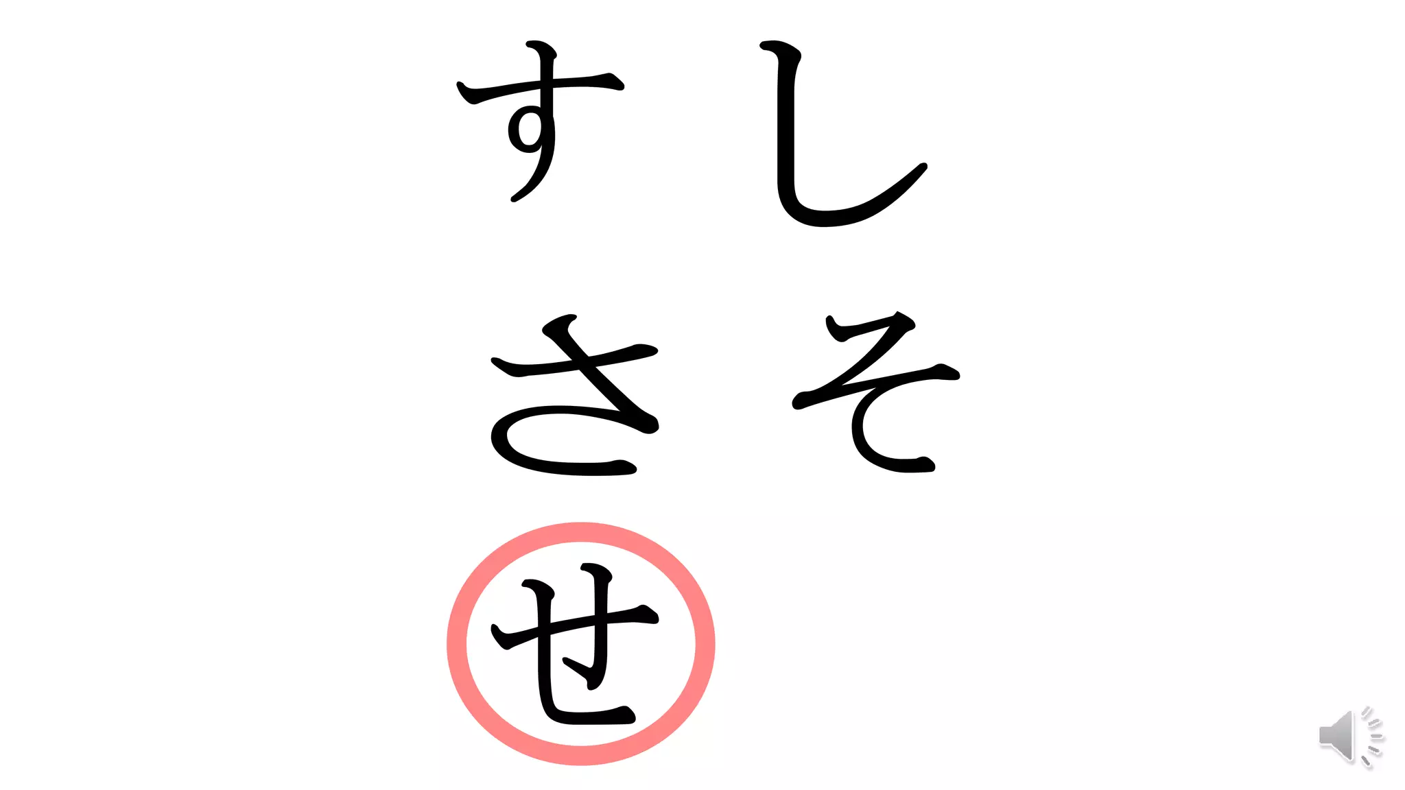 Hiragana practice sashisuseso | PPTX