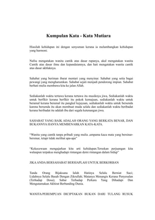 Kata kata mutiara agama | PDF