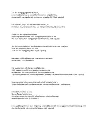 Kata kata radi | PDF