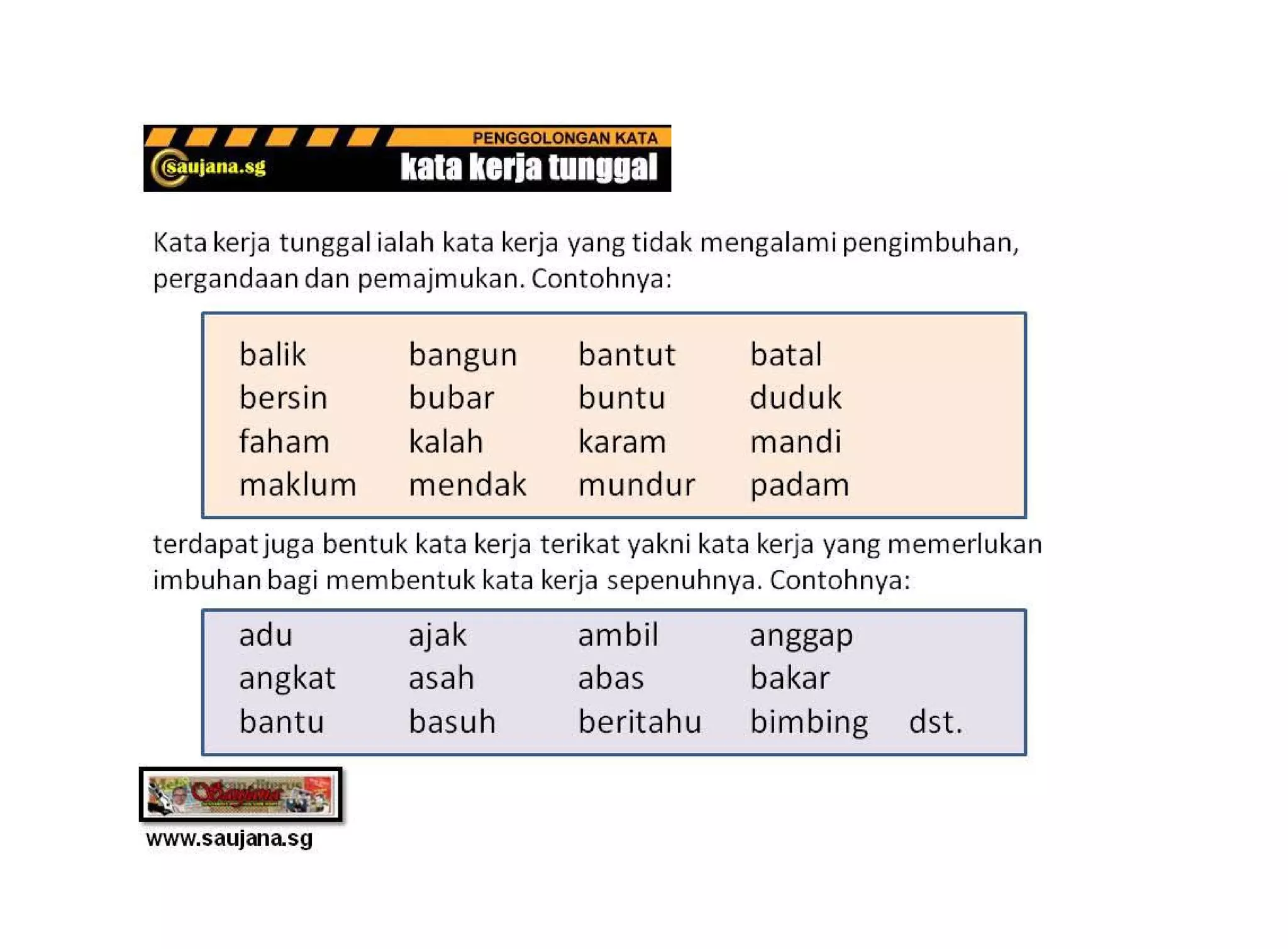 Kata Kerja | PPT