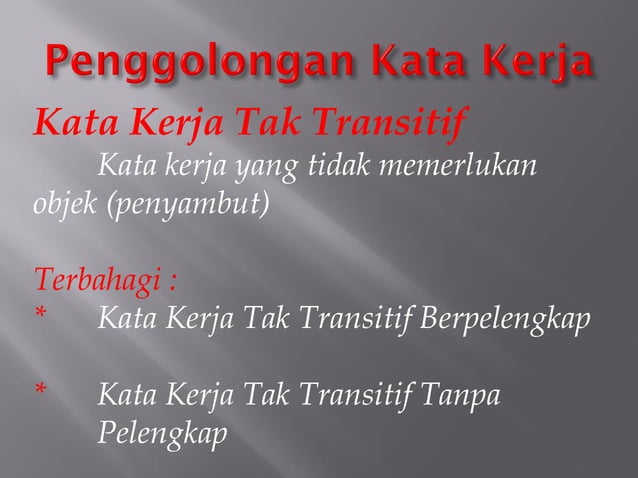 Kata kerja | PDF