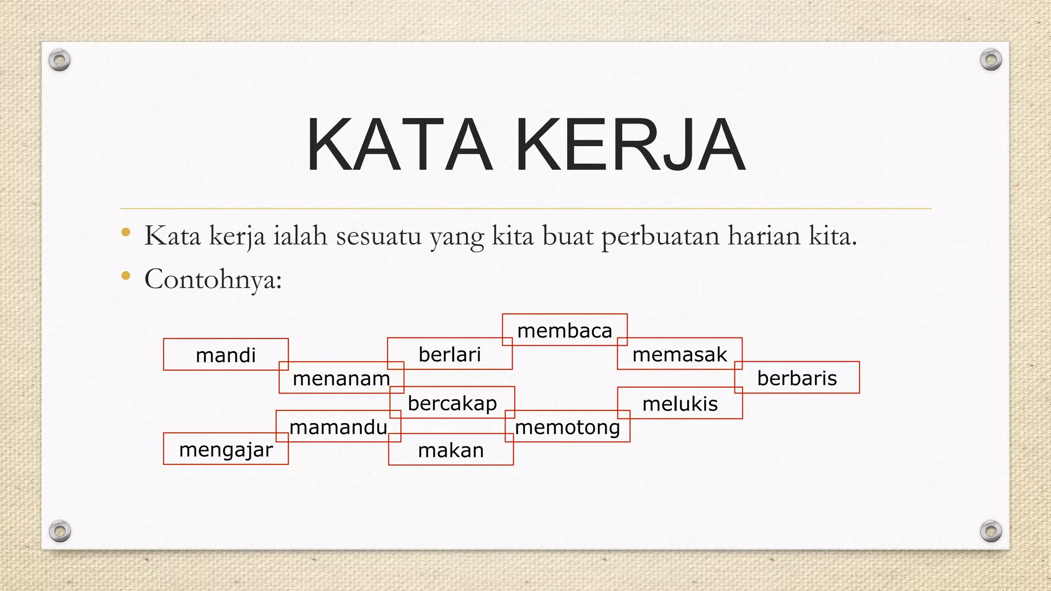 Kata Kerja | PPT