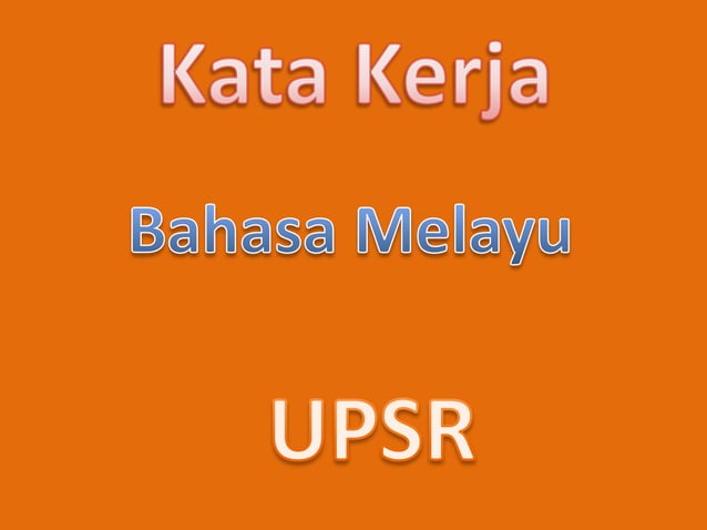 Kata Kerja Ppt