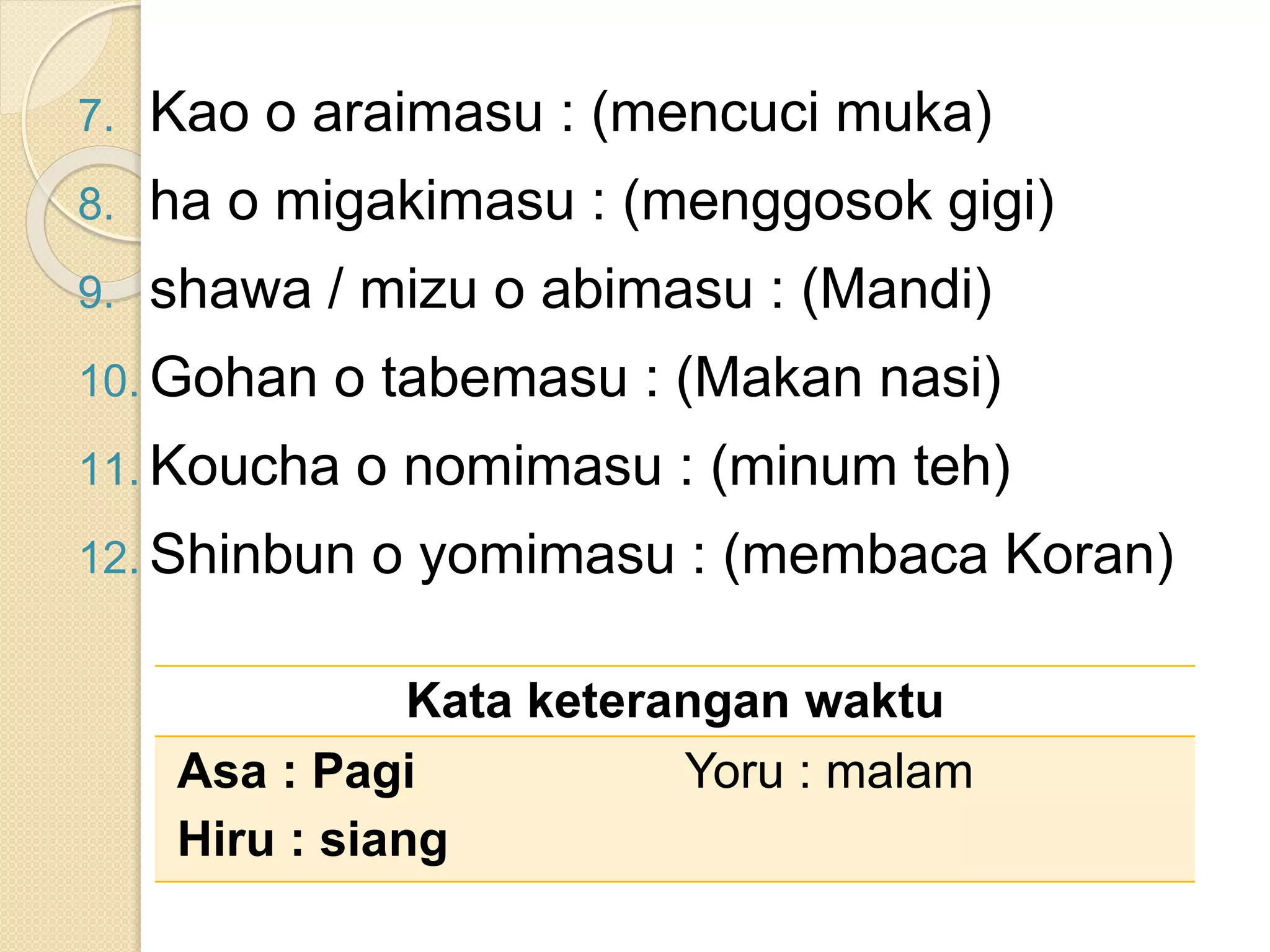 Kata kerja 23 | PPTX