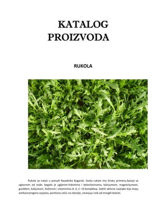 Katalog zacinskog bilja - rasadnik Bugarski | PDF