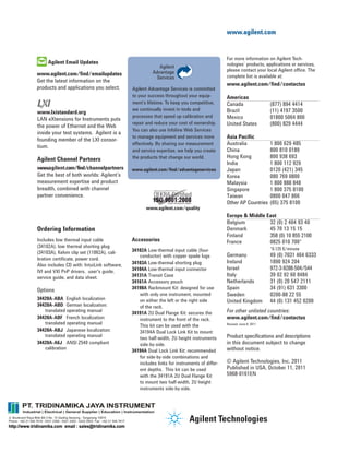 Katalog agilent-34420 a-micro-ohm-meter-tridinamika | PDF