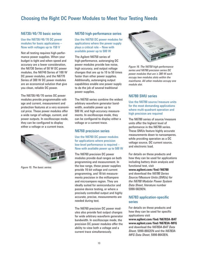 Katalog agilent-dc-power-analyzer-n6705 b-tridinamika | PDF