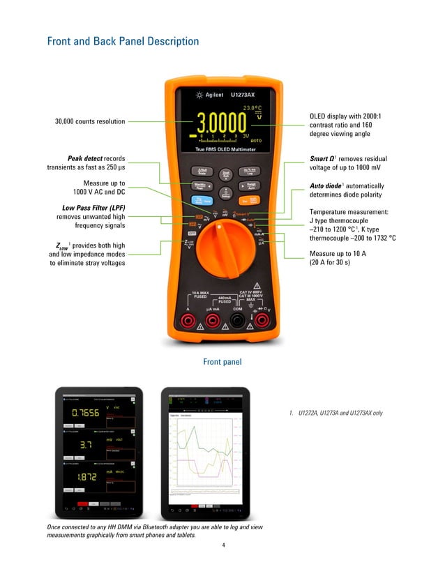 Katalog agilent-u1271a-series-handheld-digital-multimeter-tridinamika | PDF