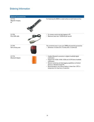 Katalog agilent-u1272a-series-handheld-digital-multimeter-tridinamika | PDF