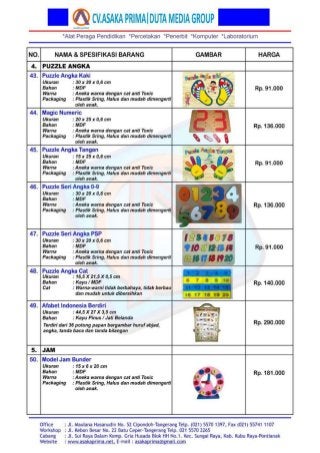 ALAT PERAGA EDUKATIF PAUD APE DALAM DAN LUAR APE PAUD 2022 -2023 | PDF