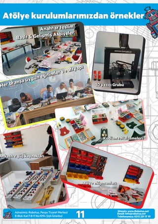 Robotus Atölye Katalogu - Okul Atölyeleri | PDF