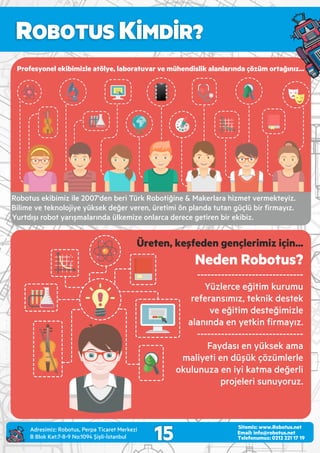 Robotus Atölye Katalogu - Okul Atölyeleri | PDF