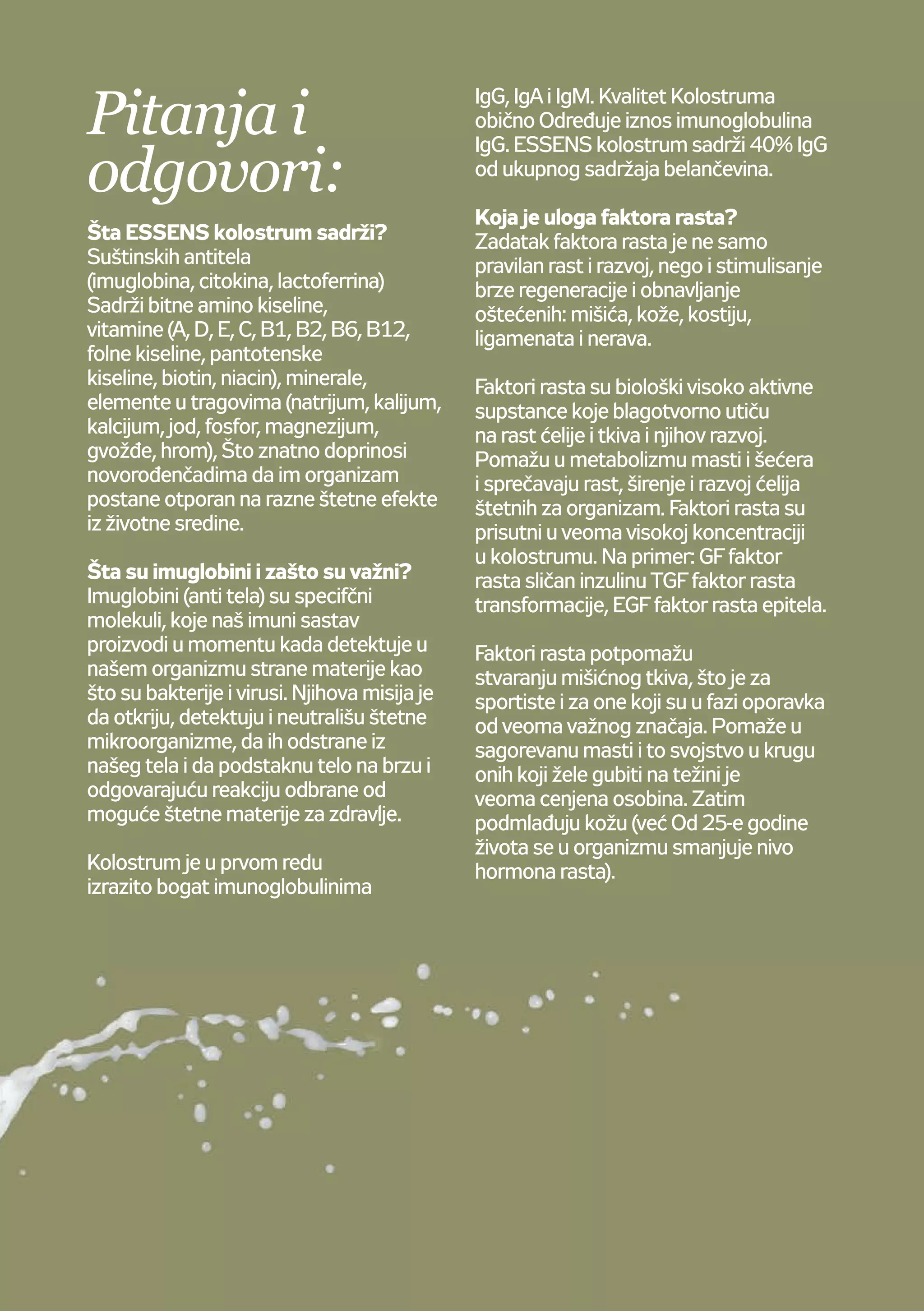 Essens colostrum | PDF