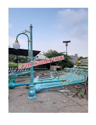 DAP Jual Tiang Lampu Antik Pju Dekoratif Lampu Taman Klasik | PDF