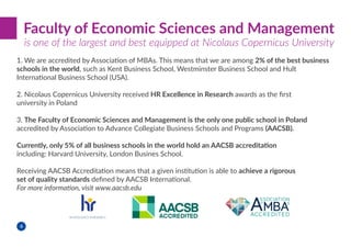Faculty of Economic Sciences and Management - Nicolaus Copernicus ...