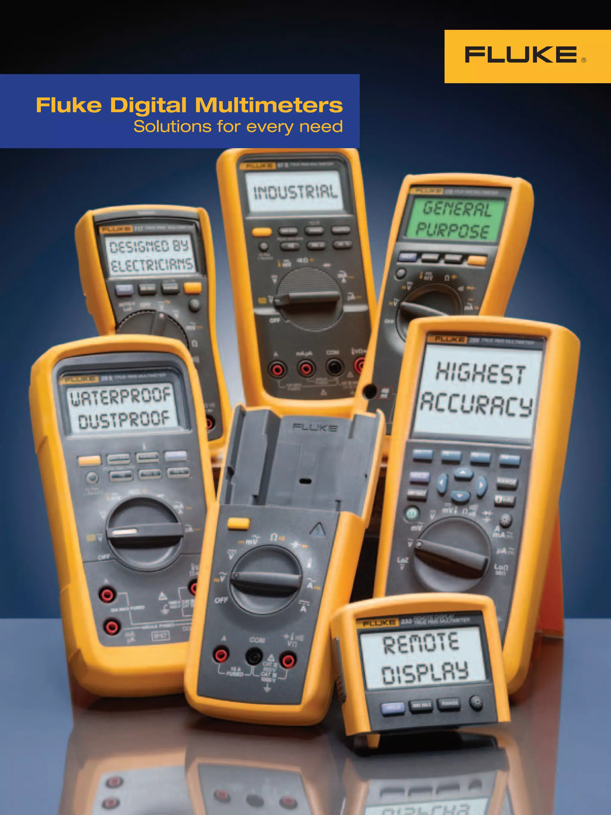 Katalog-fluke-digital-multimeter-tridinamika | PDF | Radio Control | Hobbies & Interests