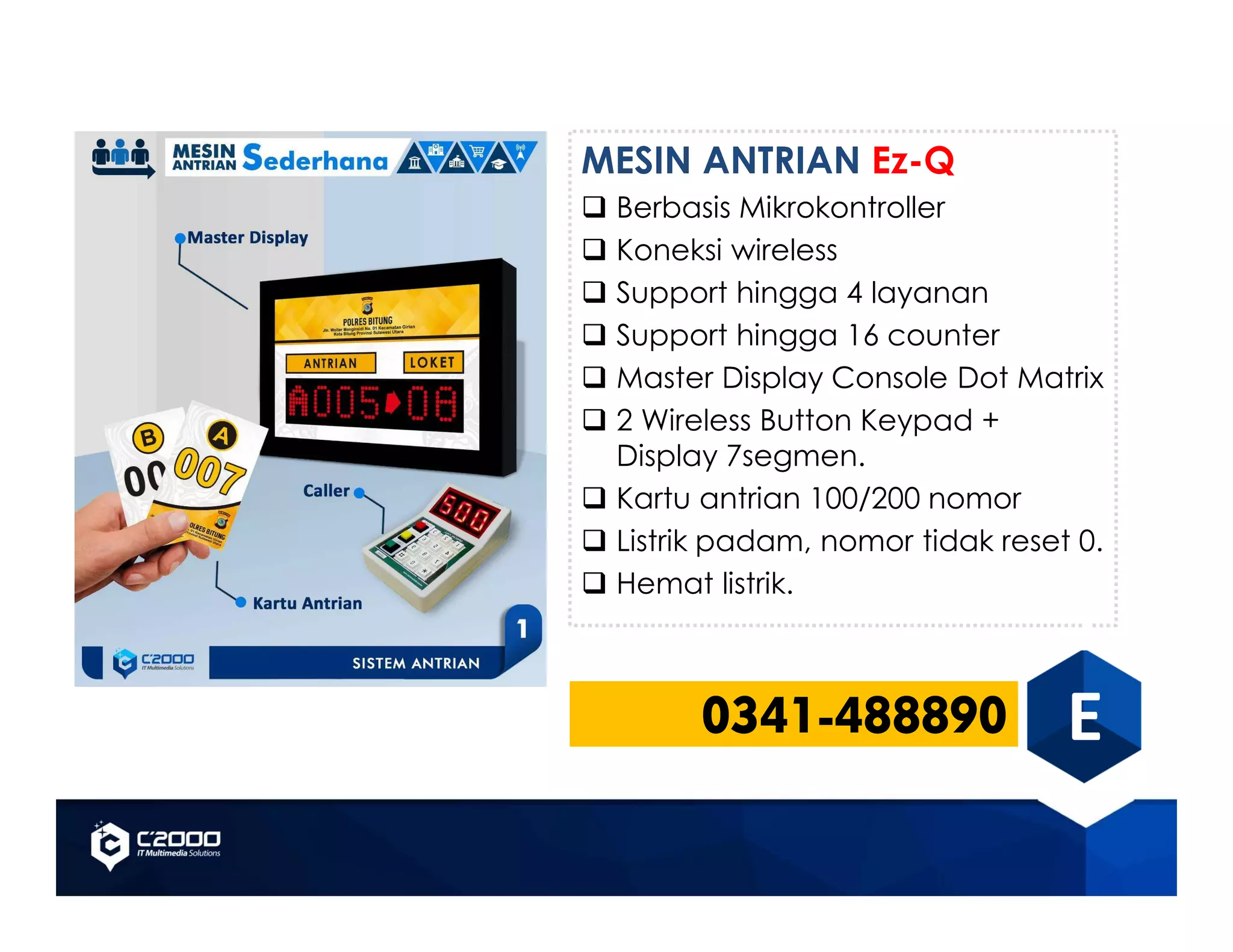 Presentasi Aplikasi Sistem Mesin Antrean Online | PDF