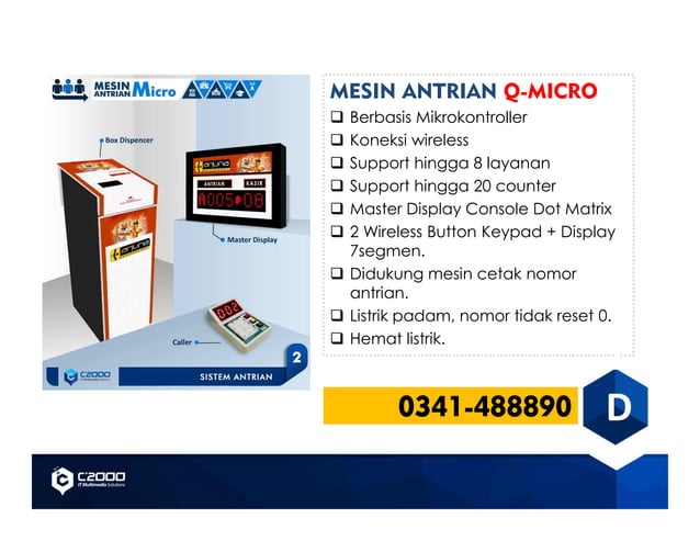 Presentasi Aplikasi Sistem Mesin Antrean Online | PDF