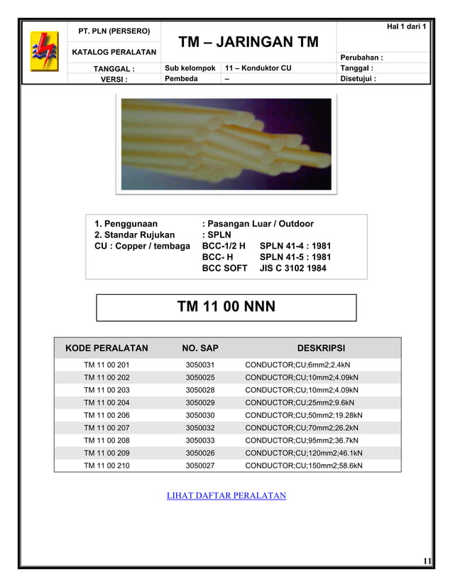 Katalog peralatan | PDF
