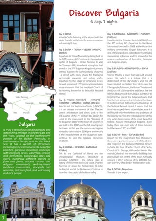 Tales of the Balkans - some of the best tours to discovet them | PDF