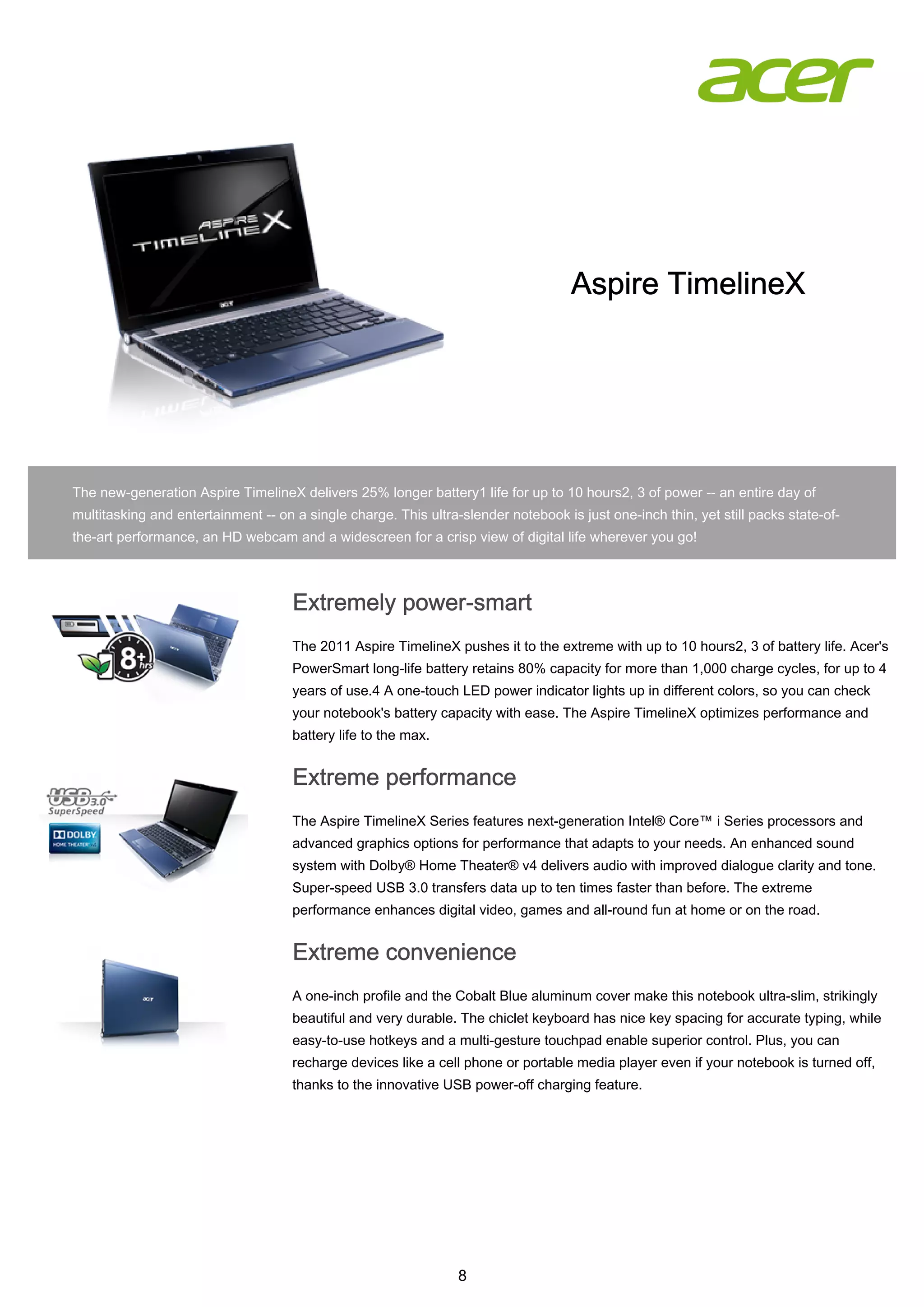 Katalog acer notebook | PDF