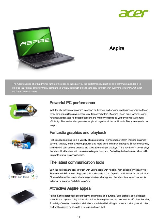 Katalog acer notebook