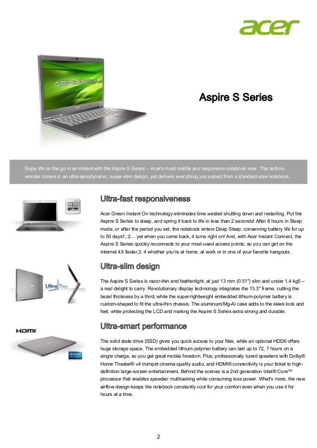 Katalog acer notebook