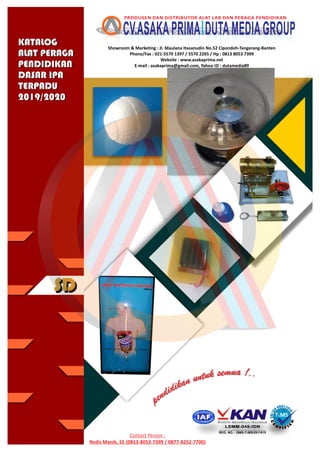 Katalog alat peraga pendidikan dasar ipa terpadu SD 2021 WA ...