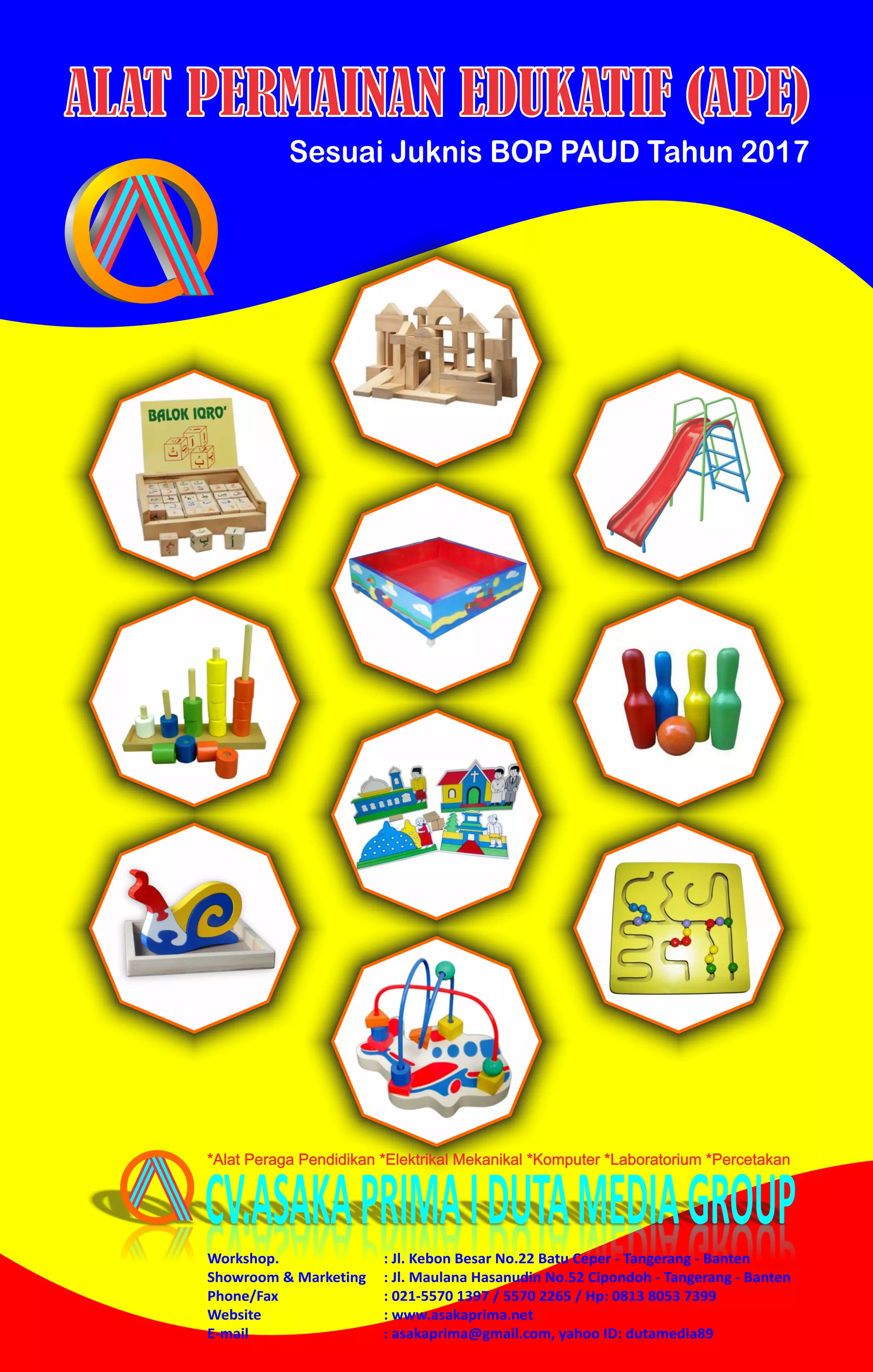 Katalog ape 2017 ~ JENIS-JENIS ALAT PERMAINAN EDUKATIF - APE BOP PAUD ...