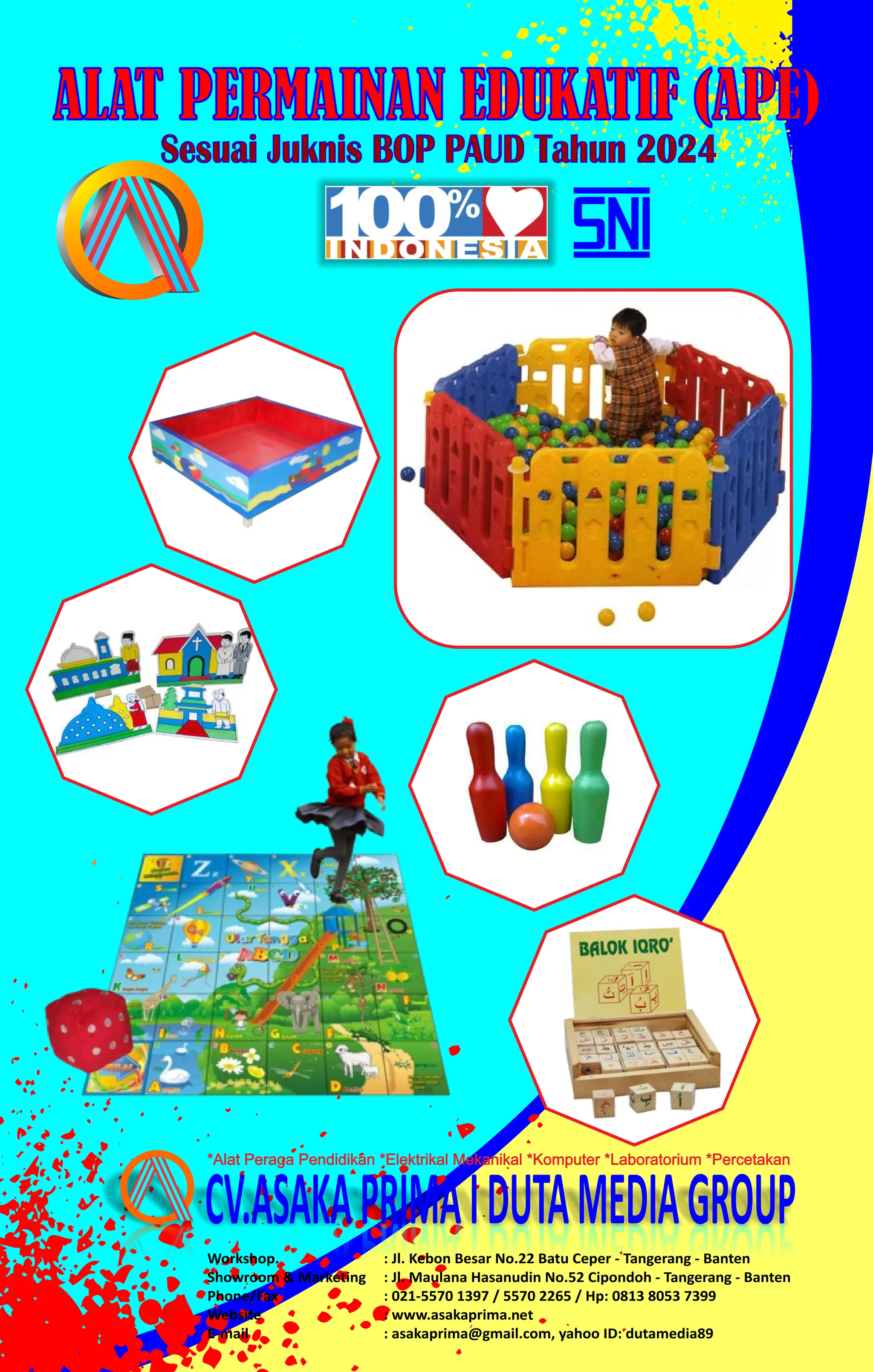 Produk Alat Permainan Edukatif (APE) Anak Usia Dini 2024 | PDF