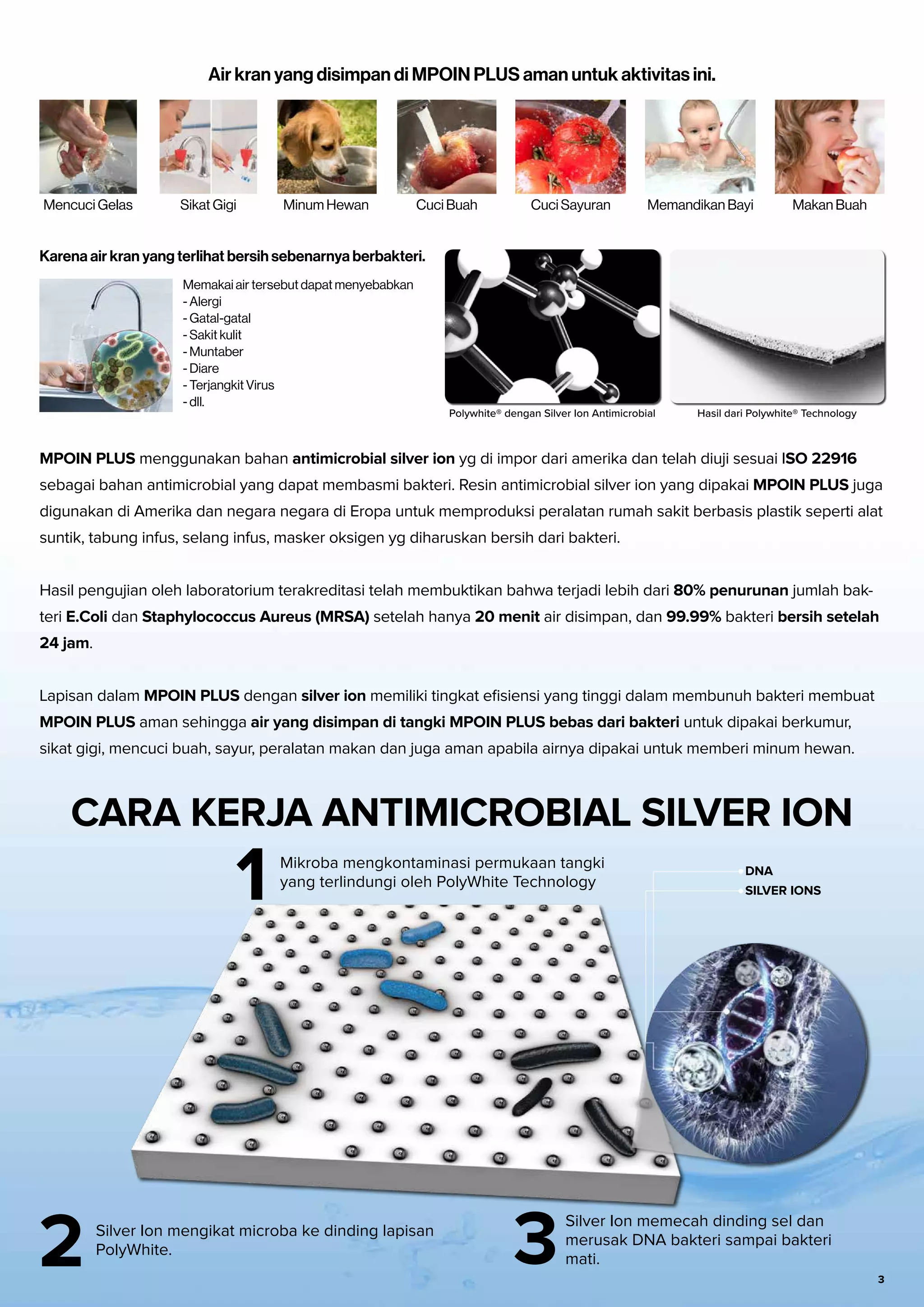 Katalog Tangki Air Mpoin dengan Daftar Ukurannya | PDF