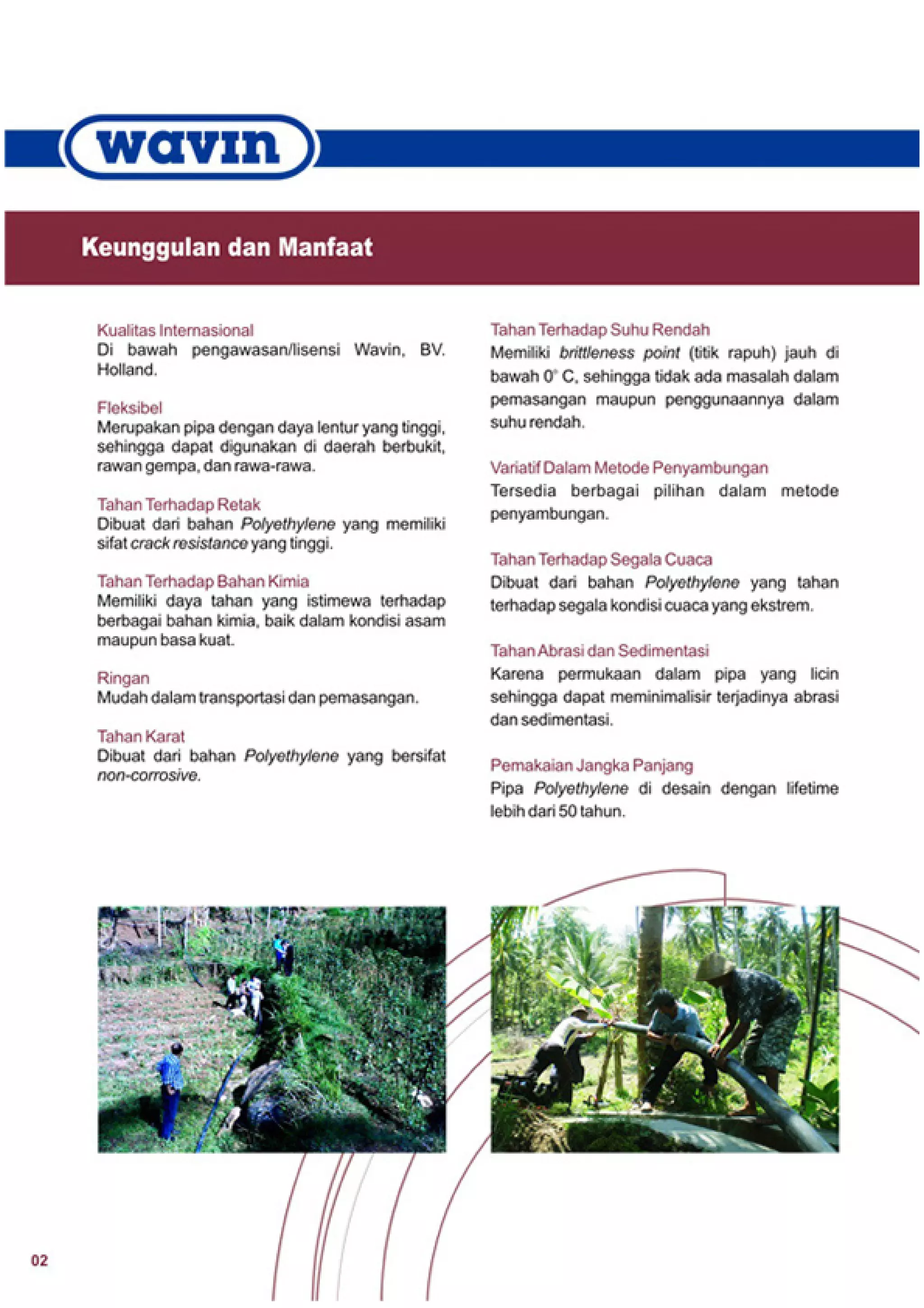 Katalog Pipa HDPE - PE100 Wavin Black | PDF