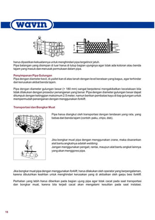 Katalog Pipa HDPE - PE100 Wavin Black | PDF