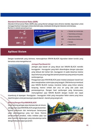 Katalog Pipa HDPE - PE100 Wavin Black | PDF