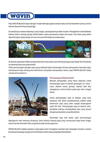 Katalog Pipa HDPE - PE100 Wavin Black | PDF